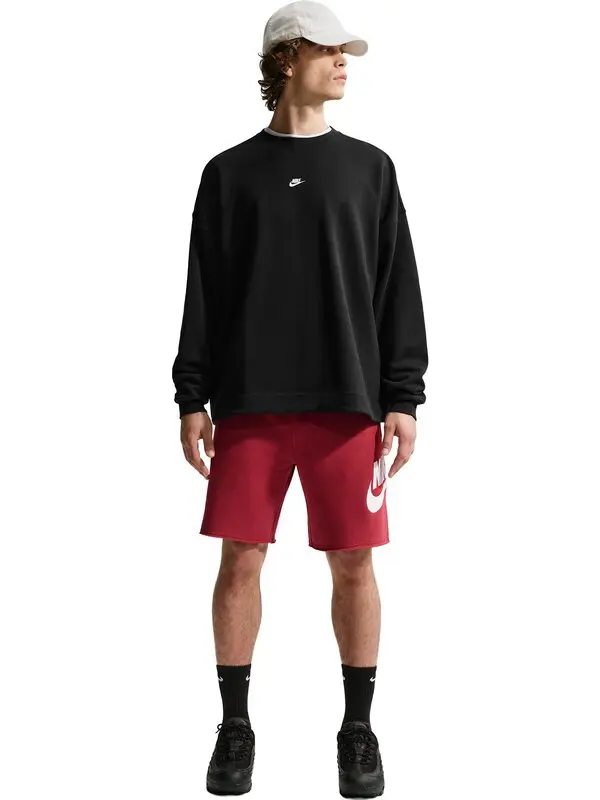 Nike Club French Terry Alumni Shorts - Red