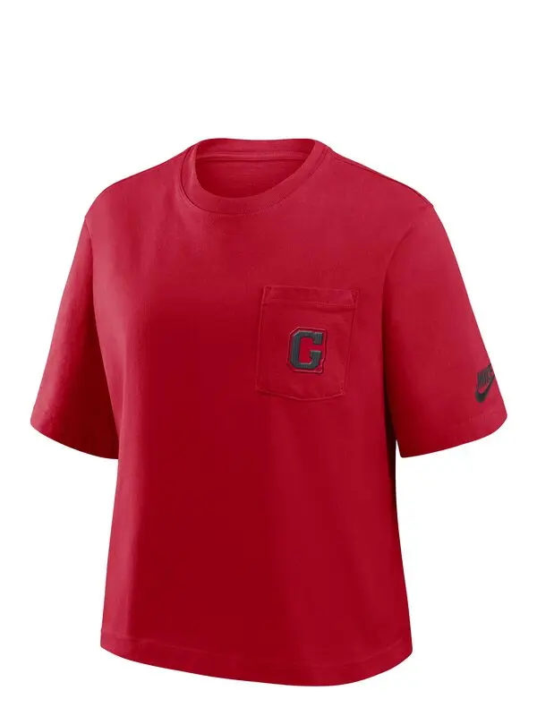 Nike Georgia Legacy Pocket Boxy College T-shirt - Red