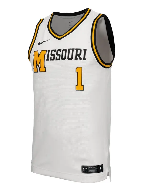 Nike Missouri Basketball College Replica Jersey - White