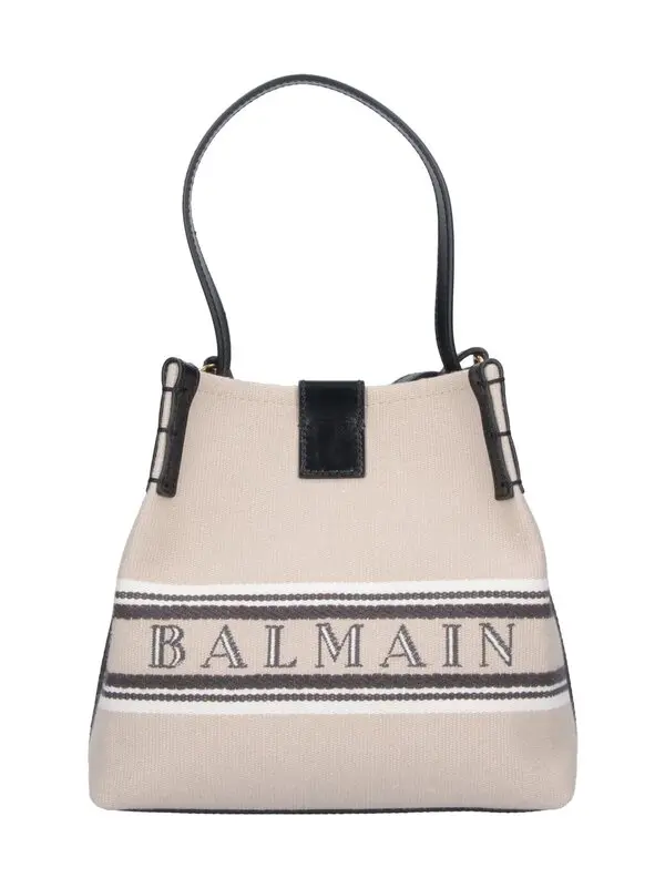 Balmain Release Bucket Bag - White
