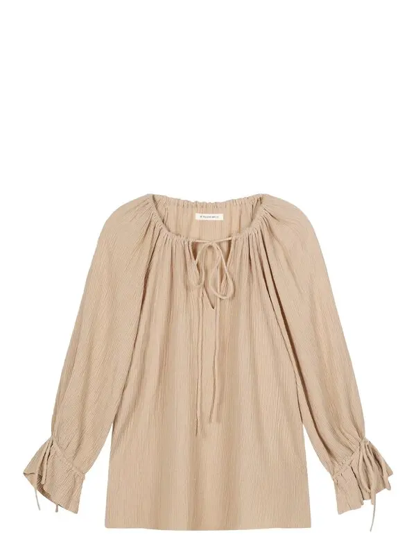 BY MALENE BIRGER Rose Weave Blouse - Sand