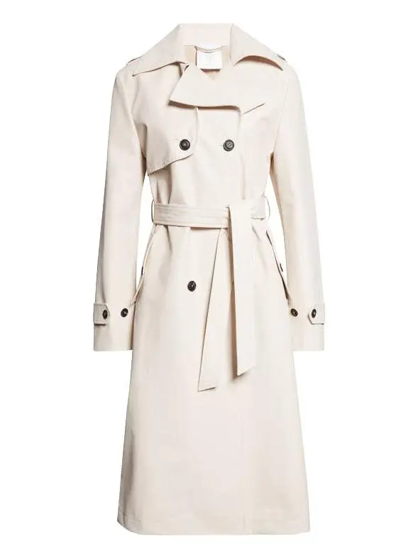 Eleventy Double-breasted Water-resistant Trench Coat - 02 Sand