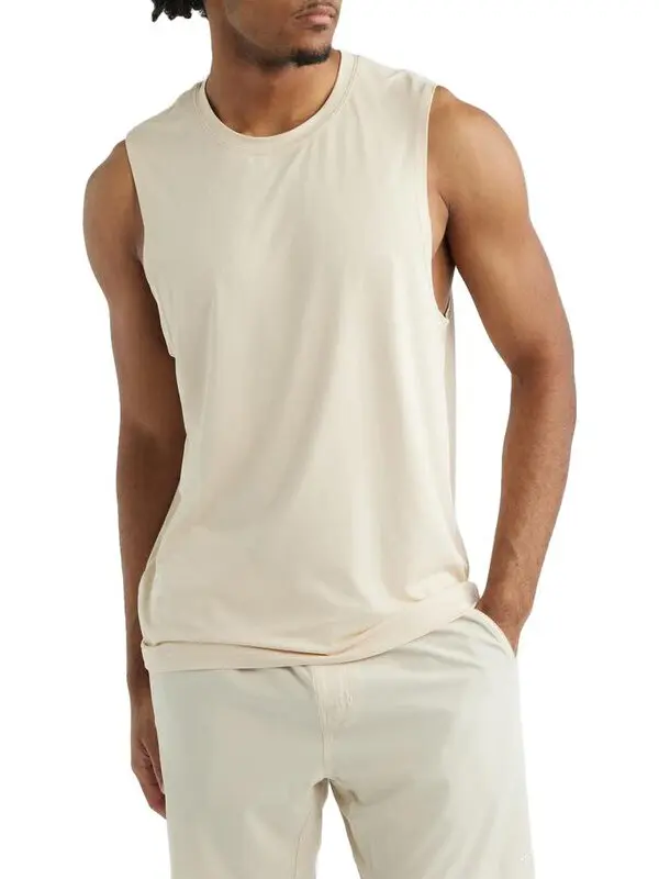 SANTO STUDIO Tempo Tech Tank - Cream