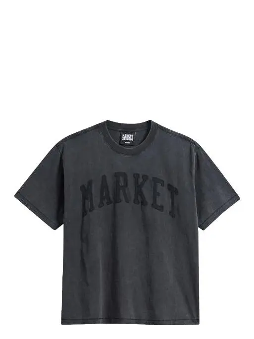 MARKET Arc Logo Appliqué T-shirt - Black