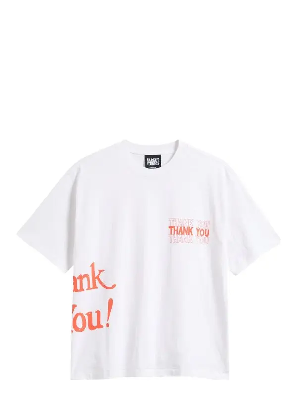 MARKET Thank You Takeout Bag Graphic T-shirt - White