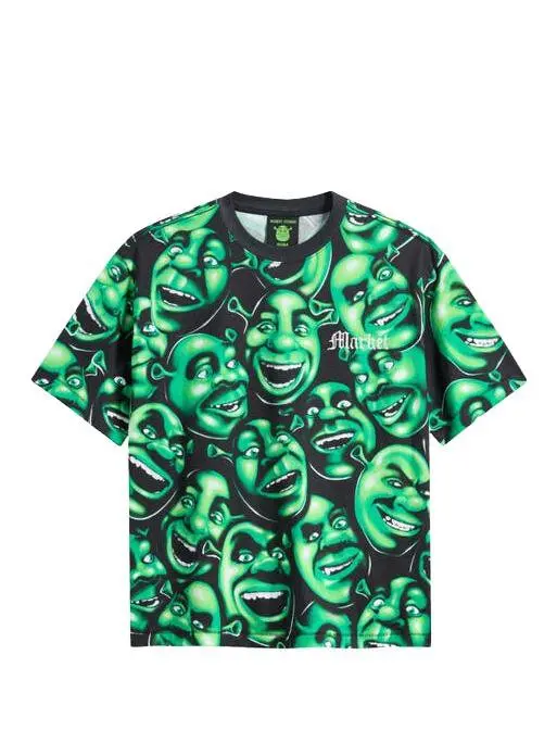 MARKET X Shrek™ Print T-shirt - Multi Green