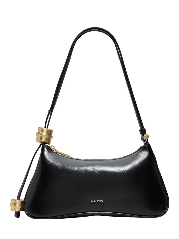 Aldo Amelliee Faux Leather Shoulder Bag - Black Overflow