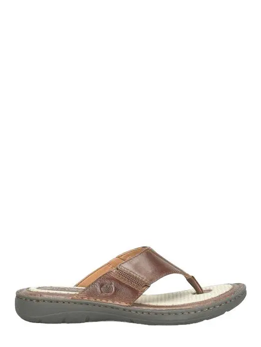 BØRN Leather Flip-flops - Tan