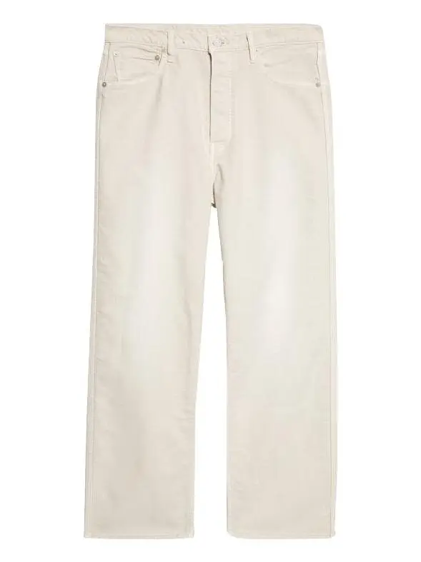 Visvim Fluxus 01 Corduroy Wide-leg Pants - Ivory