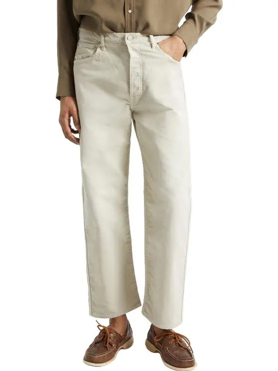 Visvim Fluxus 01 Corduroy Wide-leg Pants - Ivory