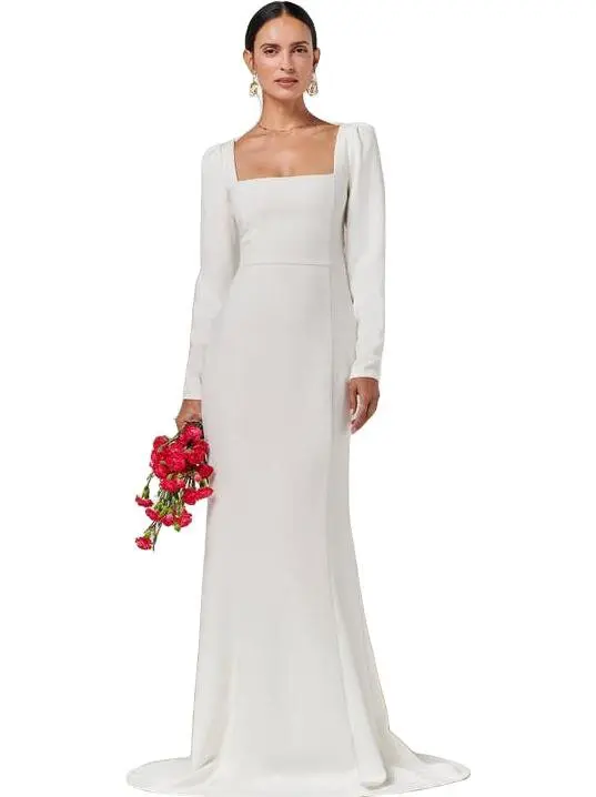 BWLDR Amaria Gown - White