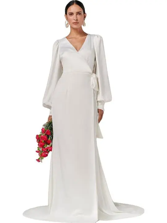 BWLDR River Gown - White