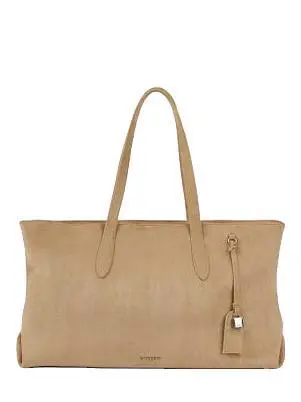 LAMBERT Vegan Suede Tote Bag - Beige