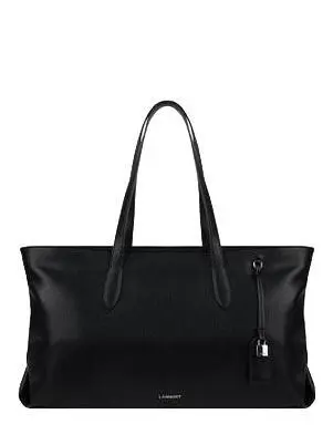 LAMBERT Vegan Suede Tote Bag - Black