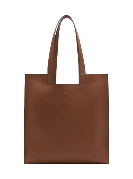Bally Easy Tote Bag In Calf Leather - Brown