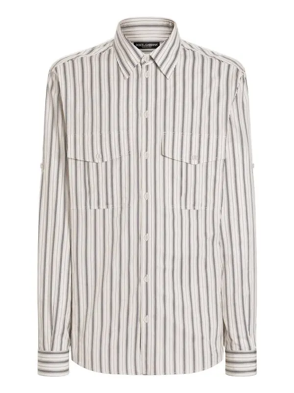Dolce & Gabbana Striped Martini Shirt - Multicolor