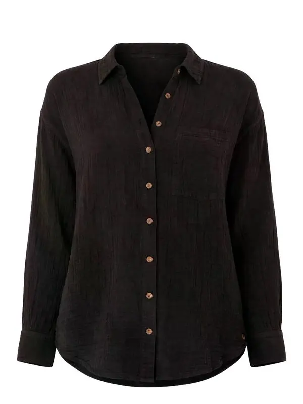 Xirena Button-front Shirt - Black