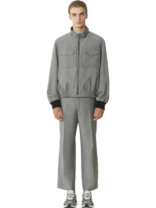 LANVIN Mohair Wool Jacket - Gray