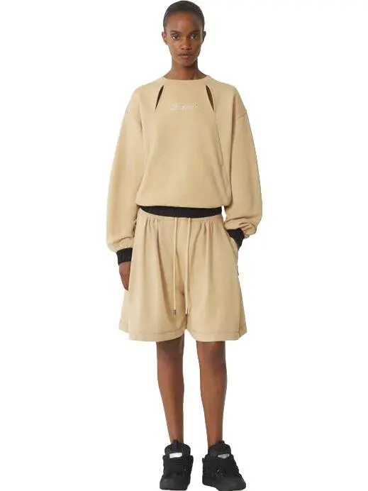 LANVIN Cotton Bermuda Shorts - Sand