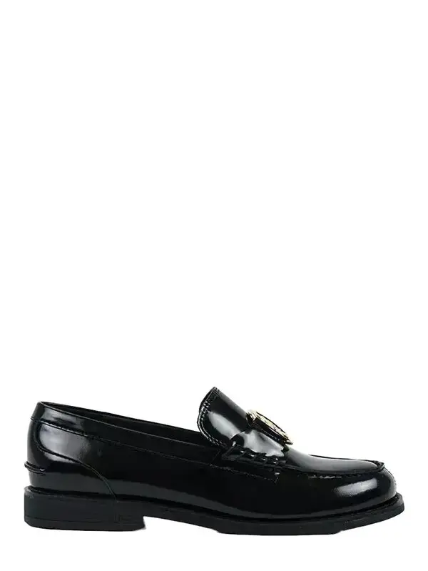 Karl Lagerfeld Emblem Detail Loafers - Black