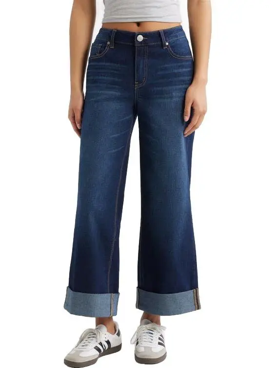 1822 Denim High-waist Wide Leg Jeans - Xay