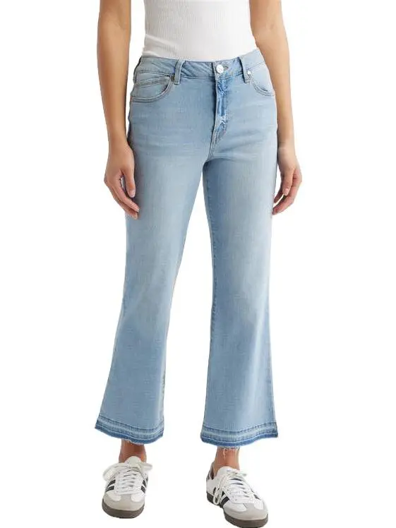 1822 Denim Release Hem High Waist Demi Bootcut Jeans - Harmony