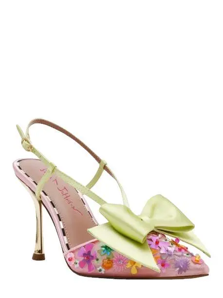 Betsey Johnson Melissa Slingback Pump - Pink Multi