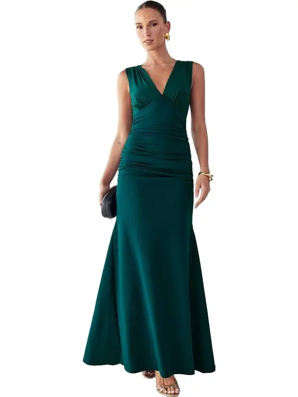 BWLDR Allen Maxi Dress - Teal