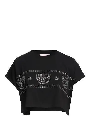 CHIARA FERRAGNI Cotton T-shirt - Black