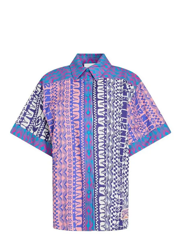 Zimmermann Printed Cotton Shirt - Multicolor