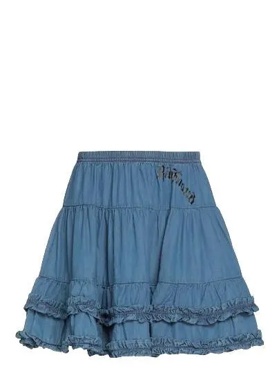 John Richmond Mini Flared Skirt - Blue