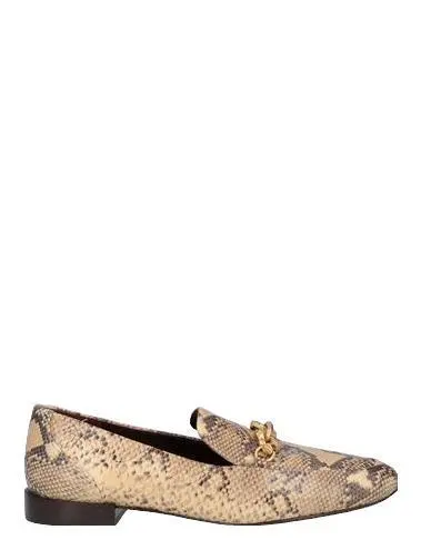 Tory Burch Leather Loafers - Beige