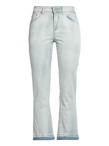 DEPARTMENT 5 Boot-cut Jeans With Fringed Hem - Blue