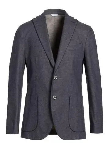 Boglioli Blazer Size Cotton, Linen, Elastane - Blue