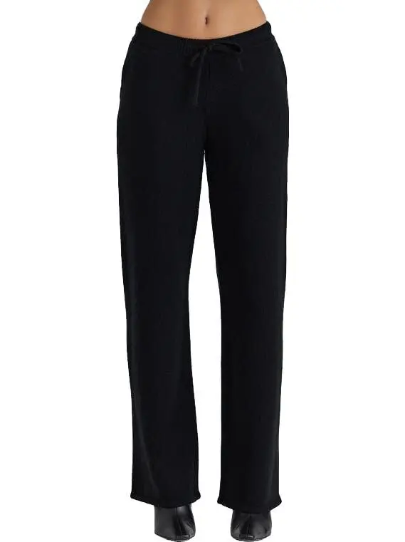 House Of Cb Chelsea Knit Pants - Black