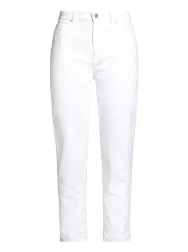 Armani Exchange Tapered Mid-rise Jeans - White