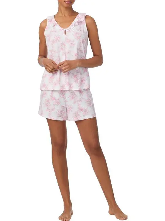 Ralph Lauren Sleeveless Pajama Set - Pink Floral