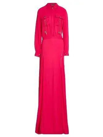 Elisabetta Franchi Maxi Shirt Dress - Pink