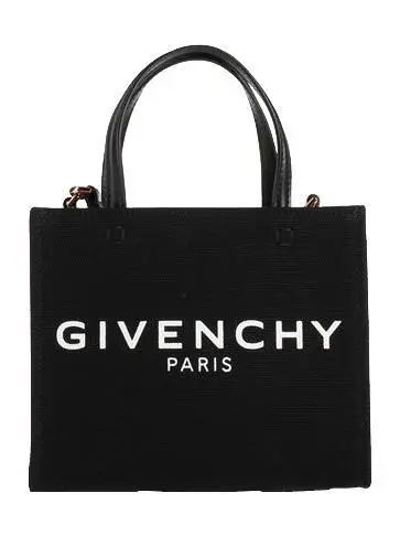 Givenchy Handbag In Canvas With Logo And Shoulder Strap - Black
