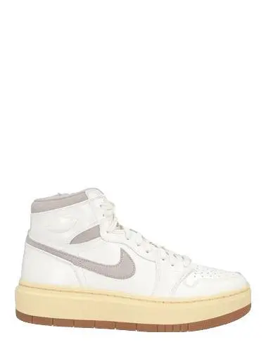 Nike Leather High-top Sneakers - White