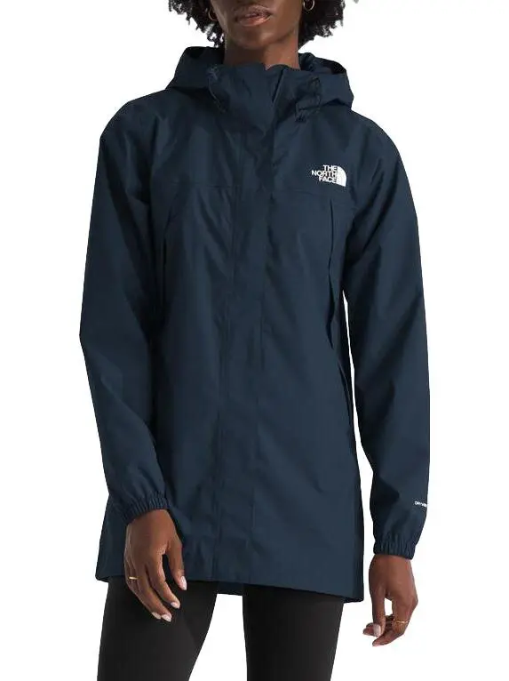 The North Face Antora Waterproof Hooded Rain Parka - Summit Navy