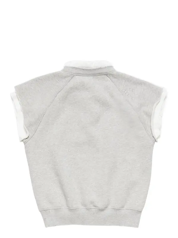Acne Studios Layered Fleece Vest - Grey Melange