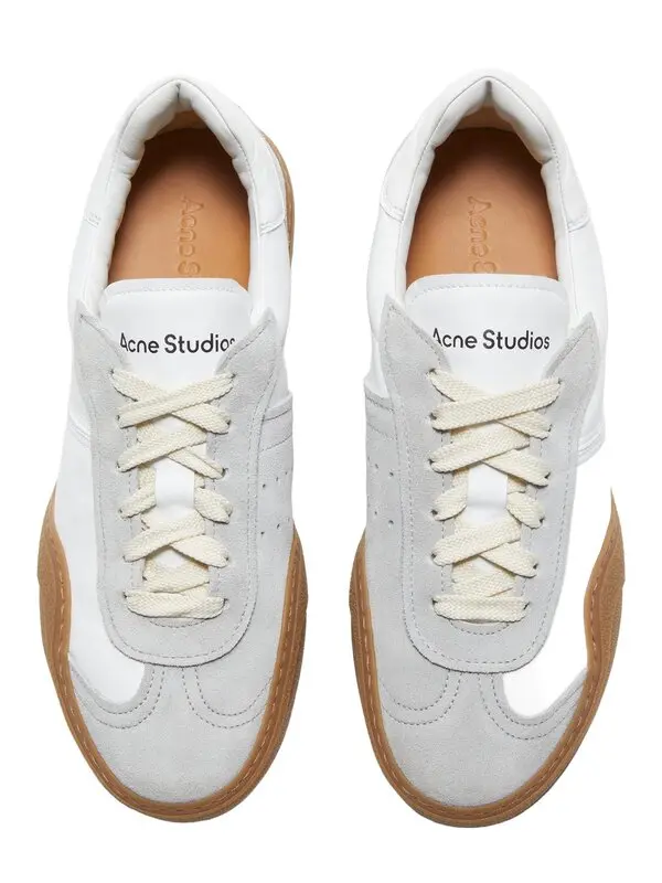 Acne Studios Lace-up Sneakers - White,brown