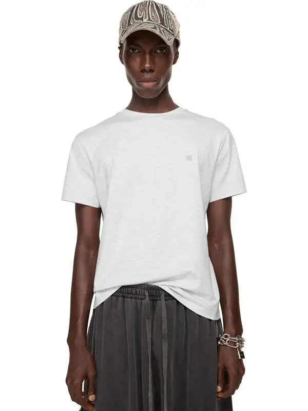 Acne Studios T-shirt Regular Fit - Pale Grey Melange