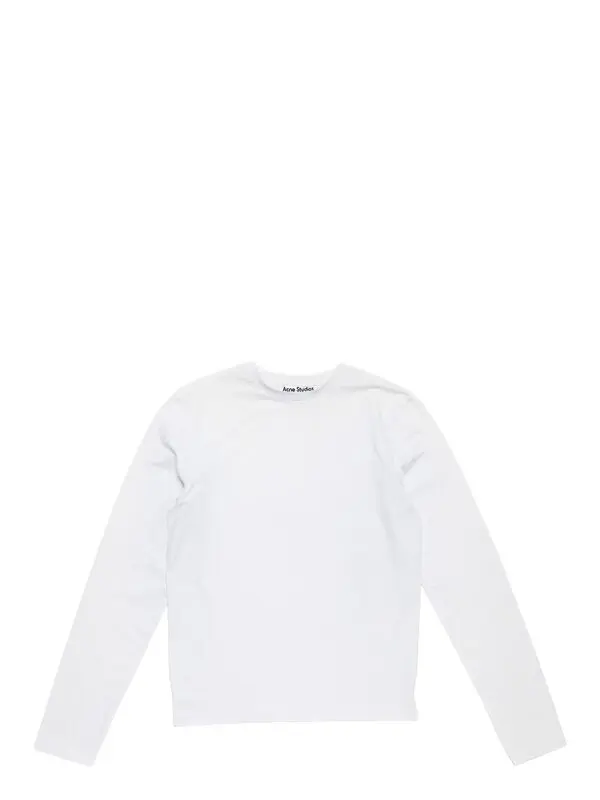 Acne Studios Face Logo T-shirt - Optic White