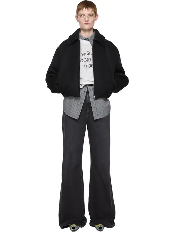 Acne Studios Regular Fit Jeans 2022f - Black