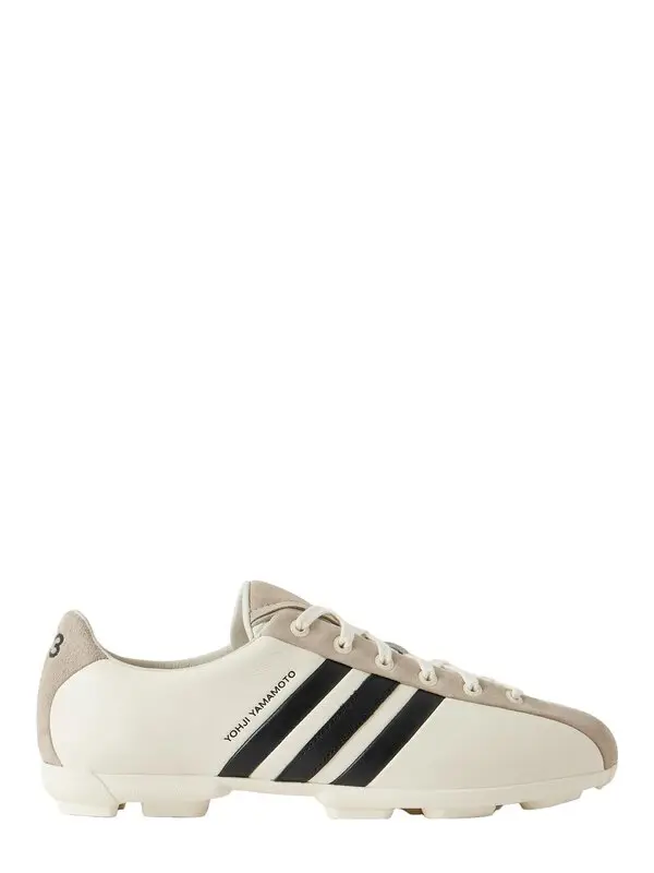 ADIDAS ORIGINALS Y-3 Field Leather Sneakers - Neutrals
