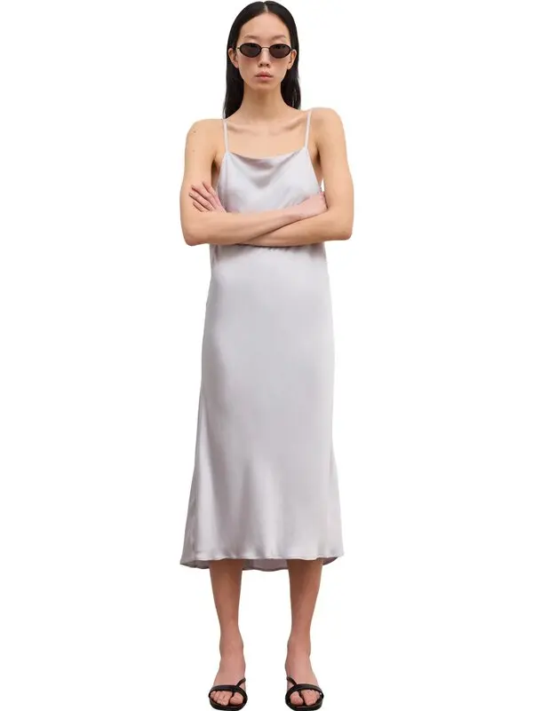 HOUSE OF DAGMAR Camisole Midi Dress - Silver
