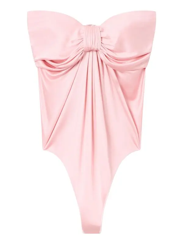 Giorgio Armani Viscose Jersey Bodysuit - Pink