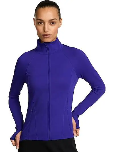 Victoria's Secret Vsx Elevate™ Full-zip Jacket - Blue